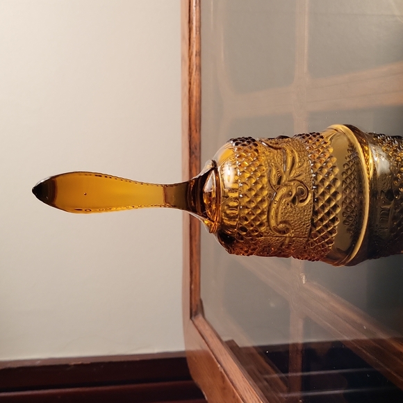 Unbranded | Accents | Vintage Amber Glass Bell | Poshmark